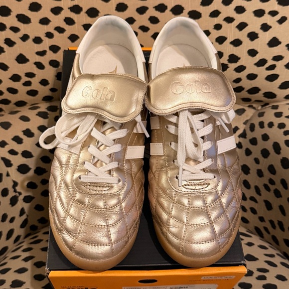 Gola | Shoes | Gola Gold And Off White Sneakers | Poshmark